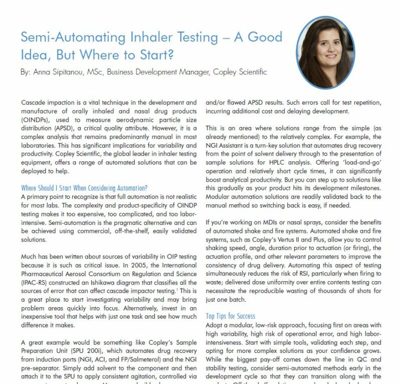 MDIs/BAIs - Copley Scientific